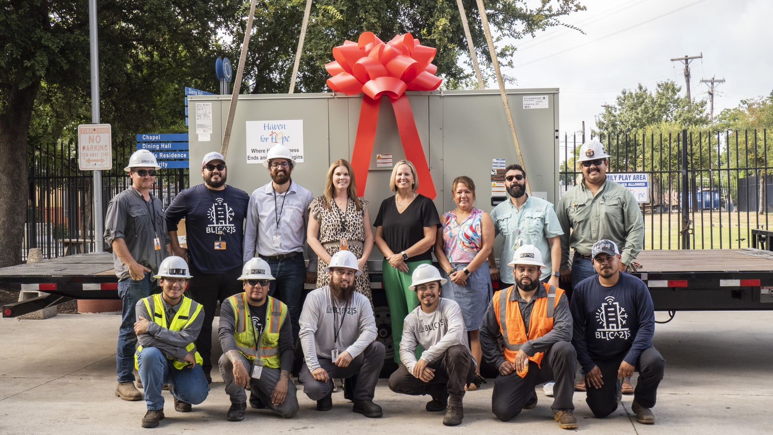 BLCCS dona un nuevo aparato de aire acondicionado a Haven - Haven For Hope